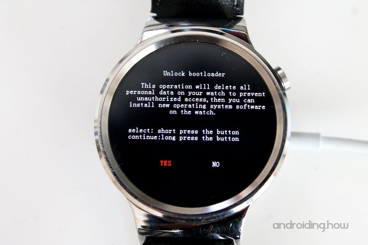 Cómo desbloquear el gestor de arranque en un reloj Wear OS a través de ...