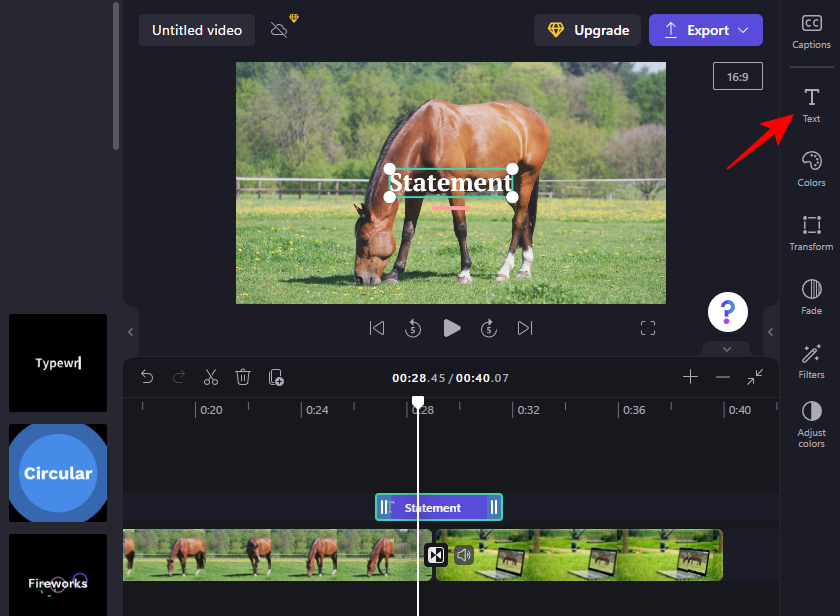 Cómo añadir transiciones en Clipchamp