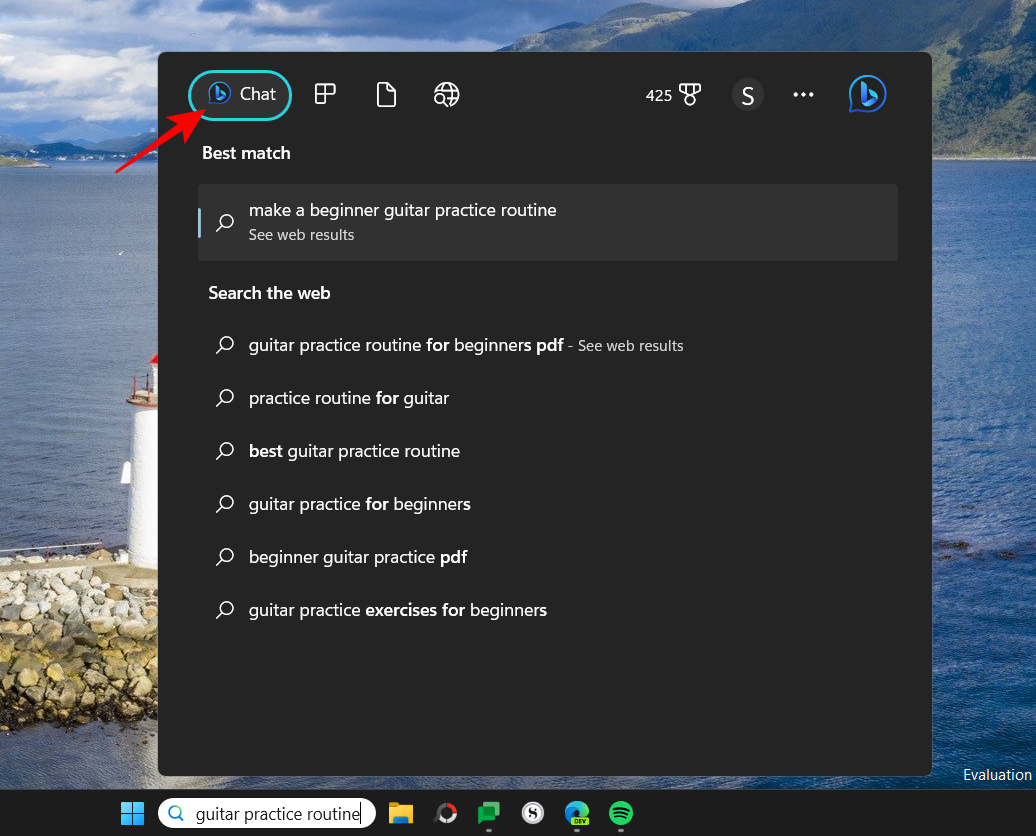 Cómo acceder a Bing AI desde el cuadro de búsqueda de la barra de ...