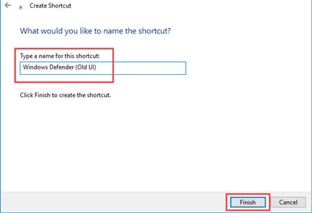 Cómo obtener el antiguo Windows Defender en Windows 10