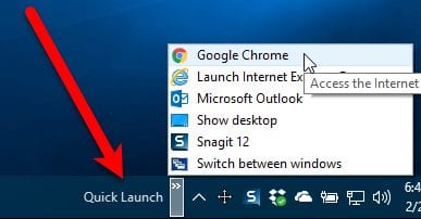 Cómo obtener la barra de inicio rápido de XP en Windows 10