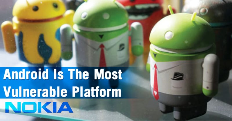Nokia: Android es la plataforma más vulnerable