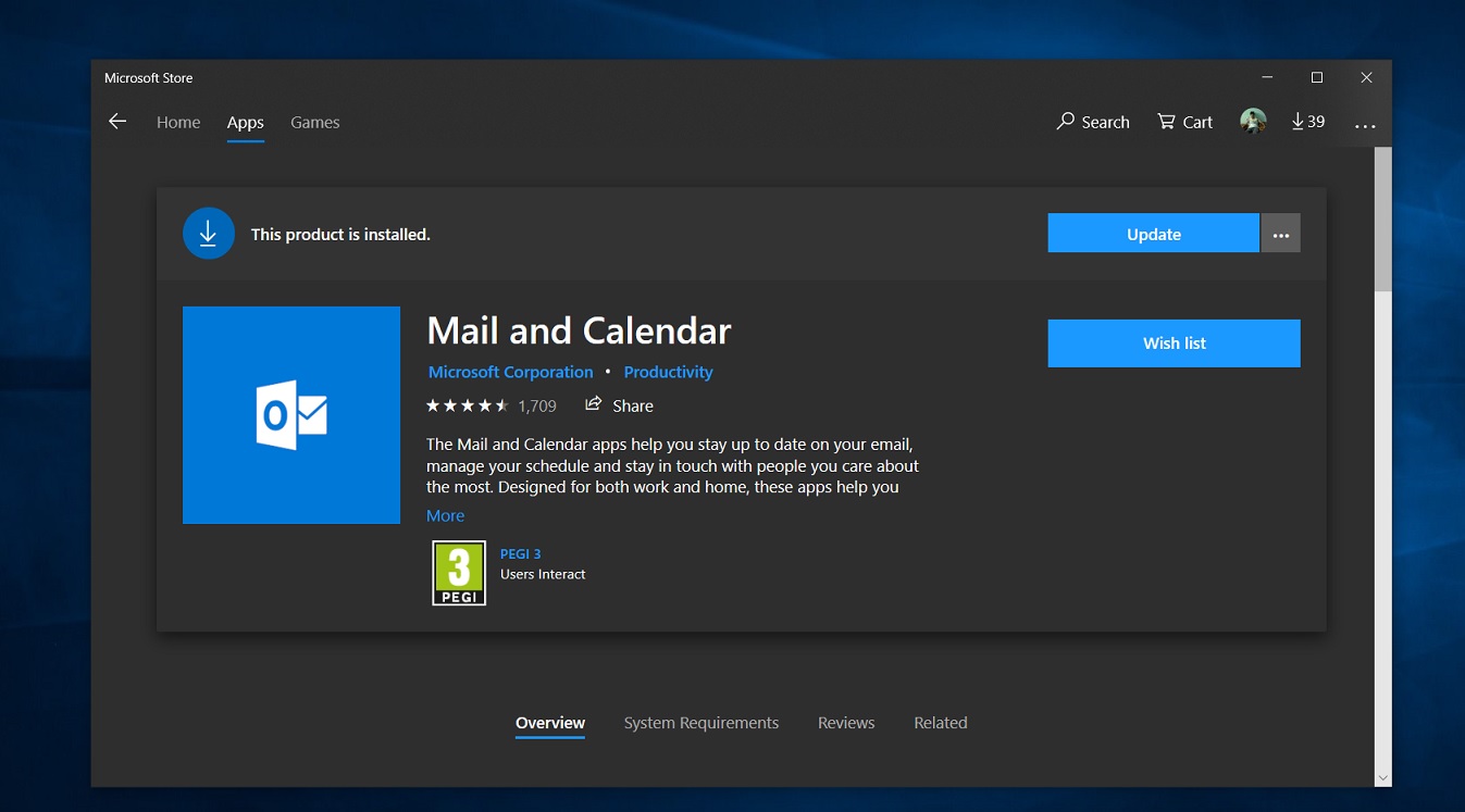 Microsoft เพื่อปรับปรุงธีมสีเข้มในแอป Mail และ Calendar ของ Windows 10
