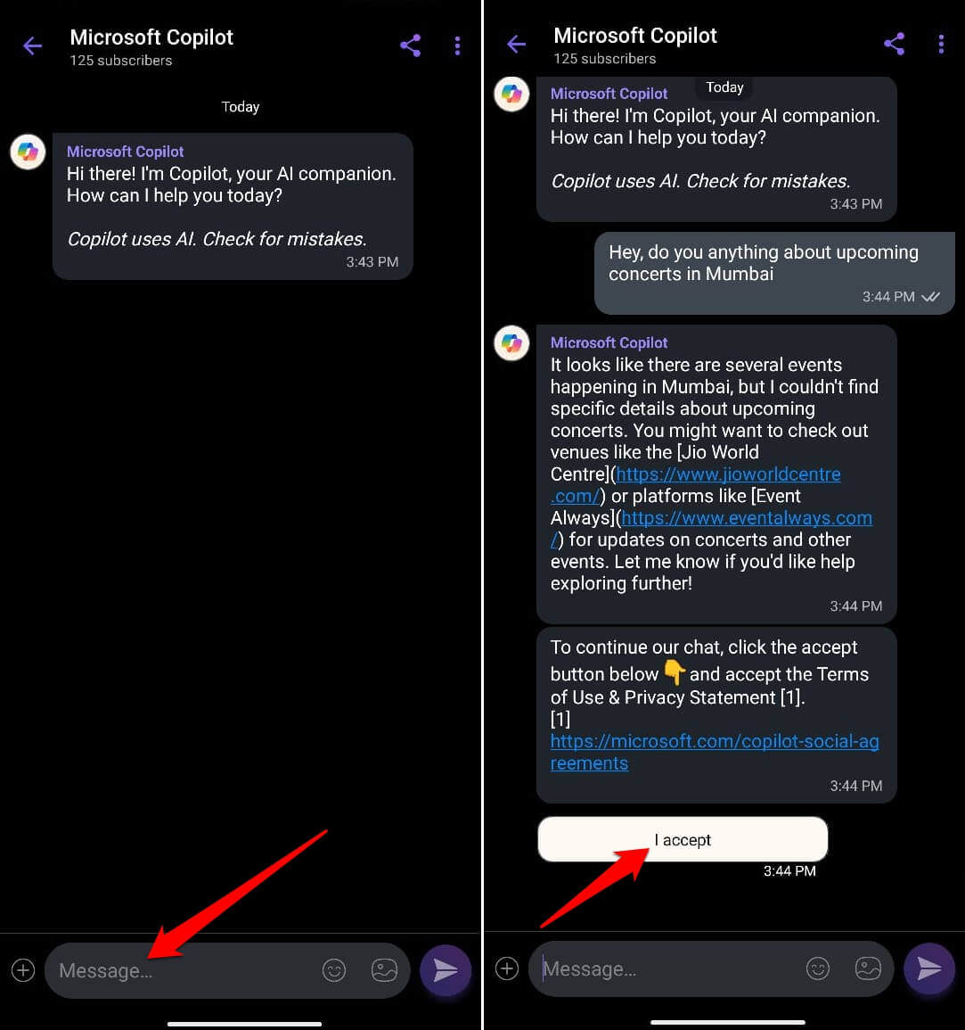 Microsoft Copilot ทำงานบน Viber หลังจาก WhatsApp และ Telegram