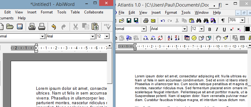 สองทางเลือกฟรีสำหรับ Microsoft Word