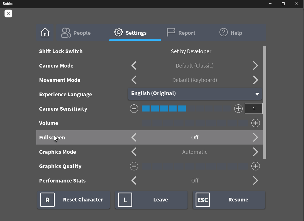 Roblox'u Tam Ekranda Oynama ve Windows'ta Görev Çubuğunu Gizleme ...