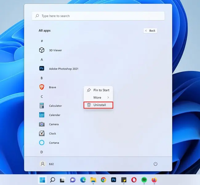 Windows 11'de Uygulamalar Nasıl Kaldırılır - Mundo Geek