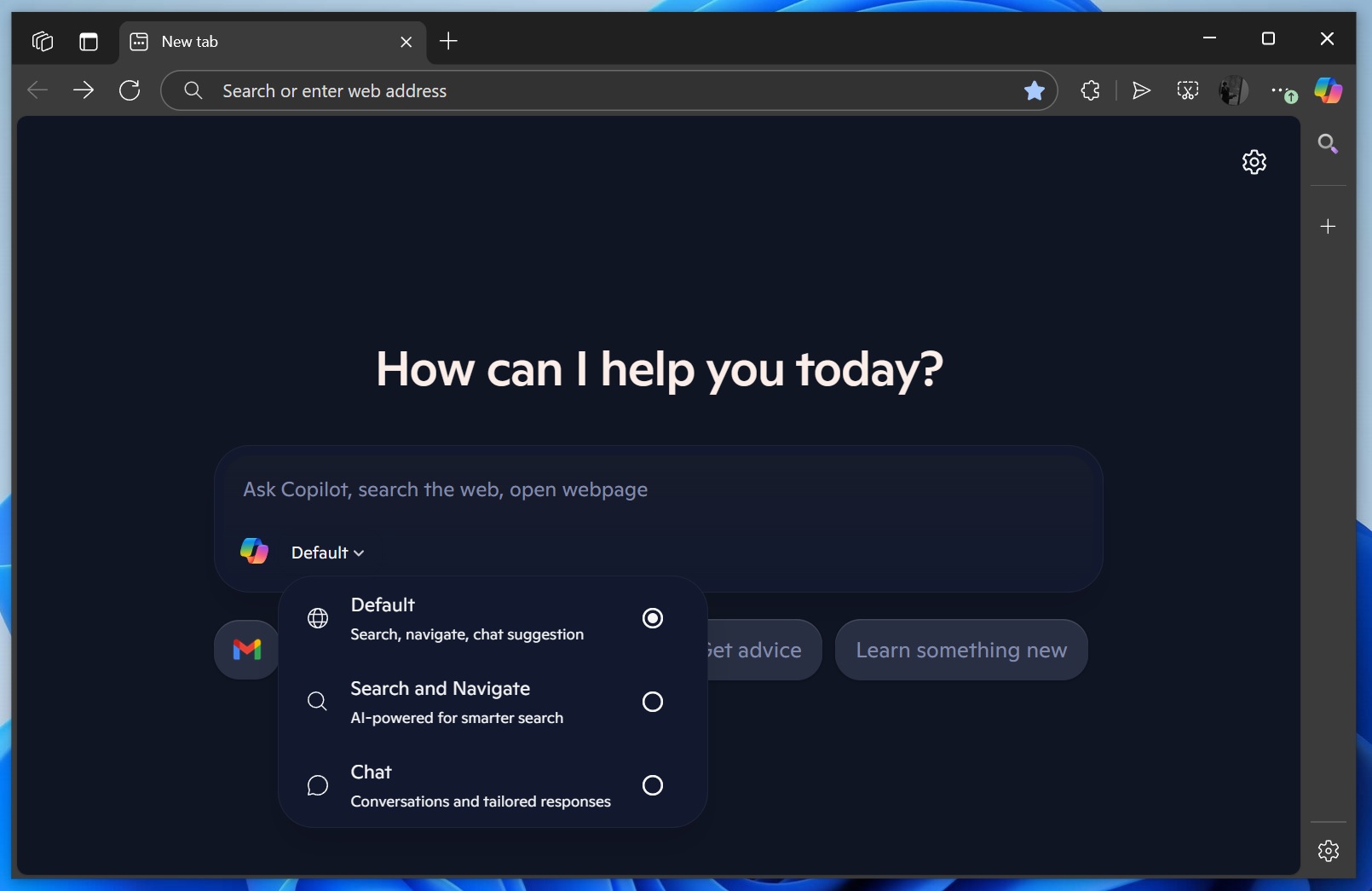 Microsoft Edge Copilot AI tabanlı yeni sekme sayfası alır, Windows 11'de MSN'den hendekler