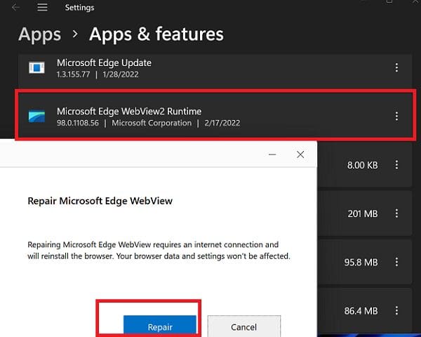 Windows 11'de MSEdgeWebView2.Exe Sorunları Nasıl Düzeltilir - Mundo Geek