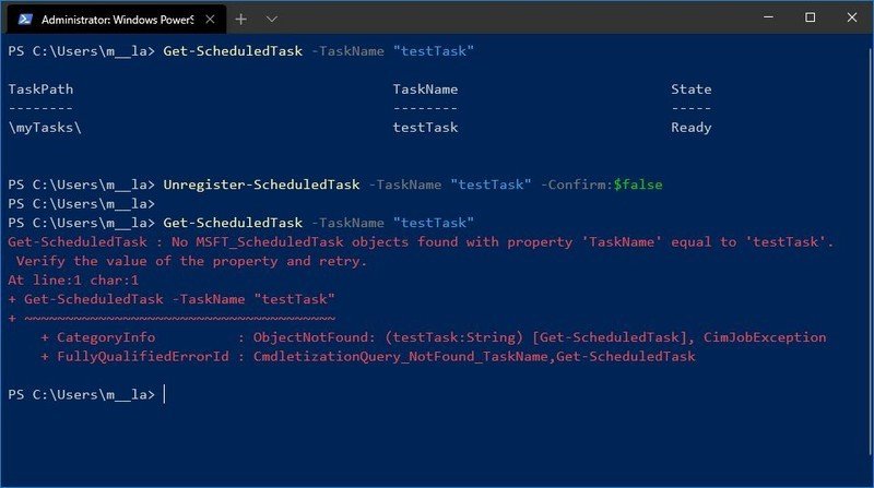 Windows 10'da PowerShell ile zamanlanmış görevler nasıl oluşturulur?