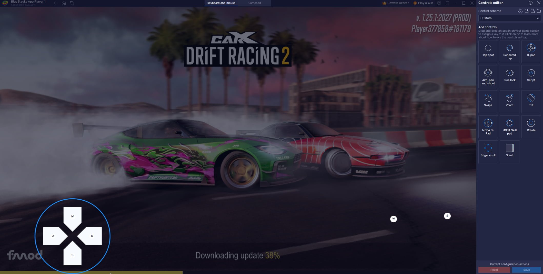 Master Carx Drift Racing 2 на ПК: Налаштування контролера з Bluestacks