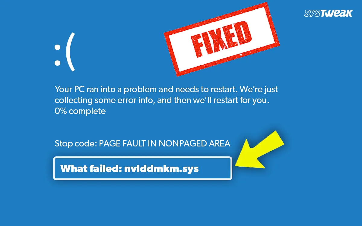 Виправлення: помилка синього екрана NVIDIA nvlddmkm.sys - Mundo Geek