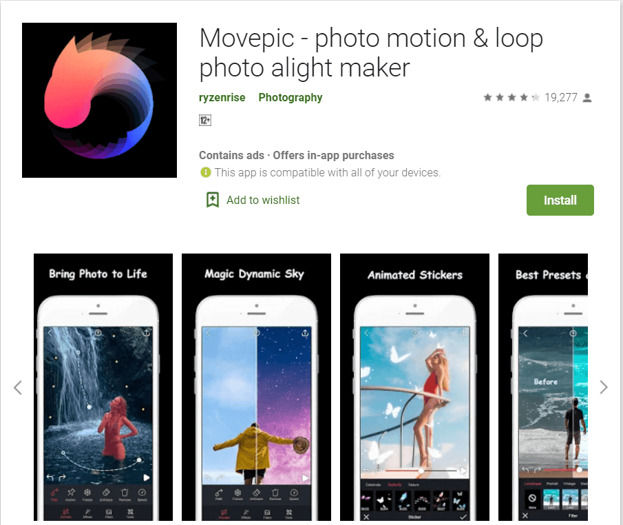 10 найкращих програм для анімації фотографій