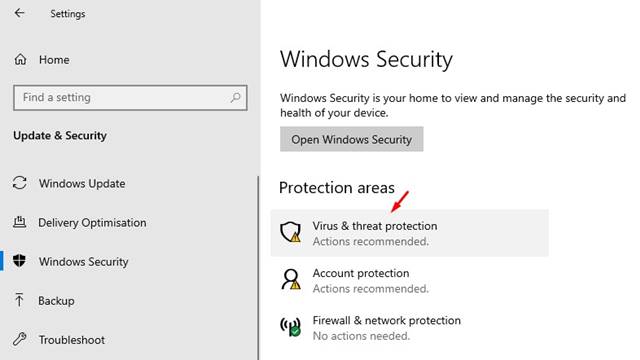 Cómo excluir archivos y carpetas de Windows Defender